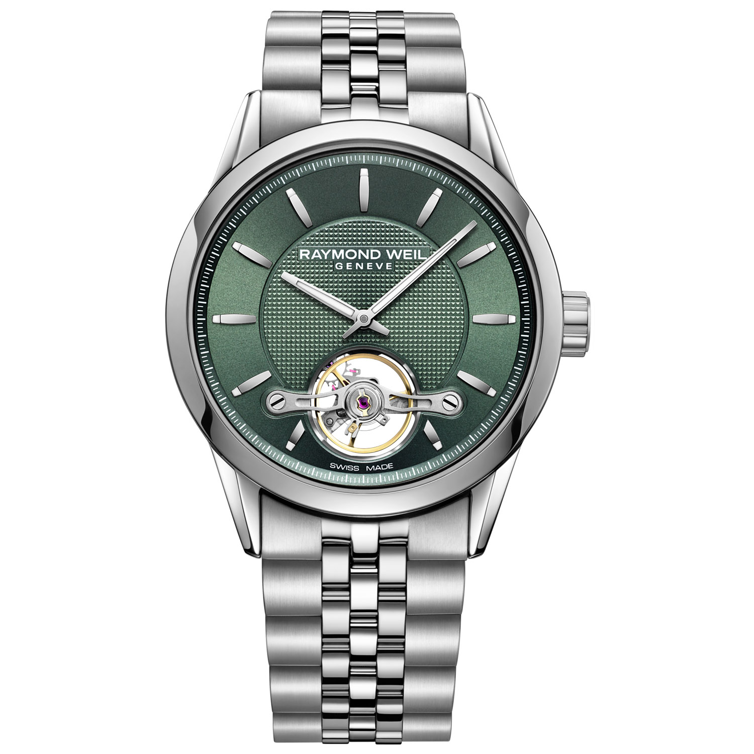 Raymond Weil, Freelancer Green Open Dial, Automatic Men's Watch - H. L ...