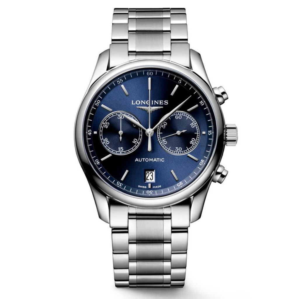 Longines, Master Collection Blue Chronograph, Automatic Men's Watch - H ...