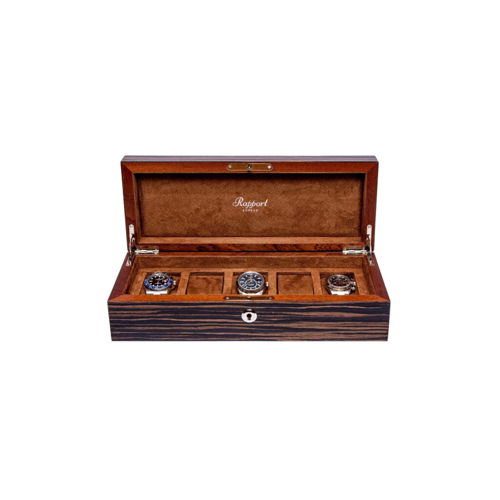 Rapport, Heritage Macassar Five Watch Box - H. L. Brown