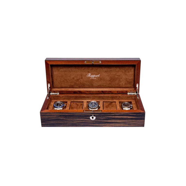 Rapport, Heritage Macassar Five Watch Box - H. L. Brown